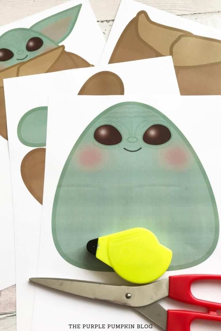 Build A Baby Yoda Printable | Plymouth Rock Teachers Lounge